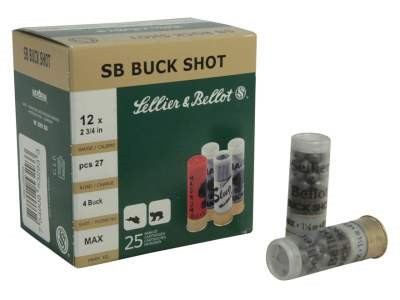 Lambro 12 Gauge Ammunition LAM12BUCK 2-3/4" 9 Pellet 00 Buckshot ...