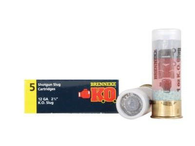 Brenneke 12 Gauge Ammunition KO Slug 2-3/4" 1 oz Forster-Type Slug 5 rounds