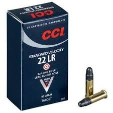 Wolf 22LR Match Target Ammunition WPA22MTB 40 Grain Lead Round Nose 50 ...