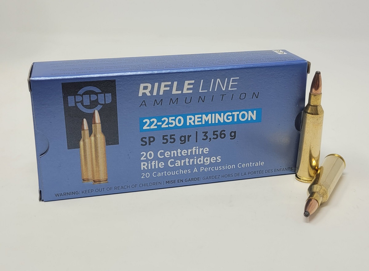 Prvi PPU 22 Hornet Ammunition Standard PP22H 45 Grain Soft Point 50 Rounds