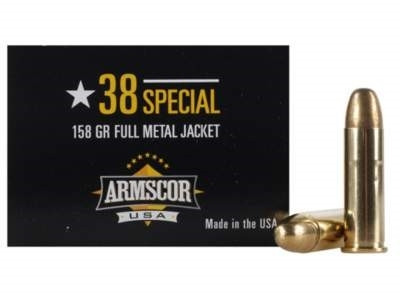 Oakisland 38 Special Ammunition *REMAN* OIA38158FMJR 158 Grain Flat ...