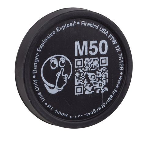 Firebird Targets FTM50 50mm Low Noise Biodegradable Round Adhesive ...