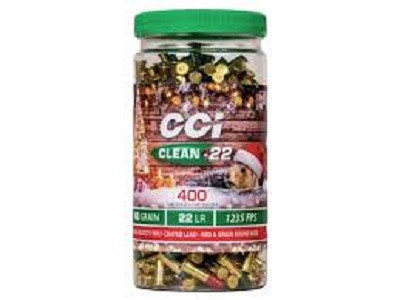 CCI Clean 22 LR Ammunition 40 Grain High Velocity Pink Round Nose 400 ...