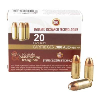 DRT 9mm Ammunition Terminal Shock 85 Grain Jacketed Hollow Point 20 rounds