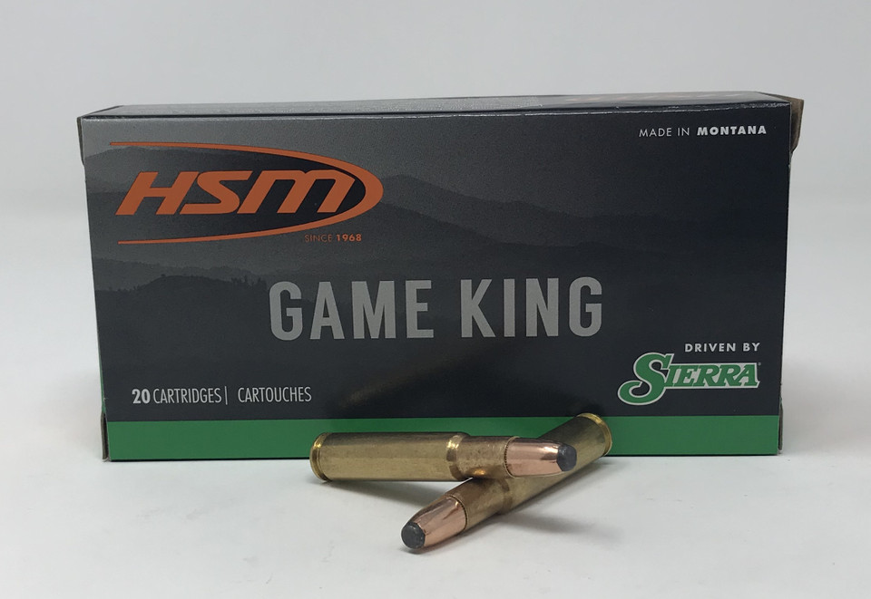 HSM 350 Rem Mag Ammunition 350RMag5N 200 Grain Round Nose Interlock 20 ...