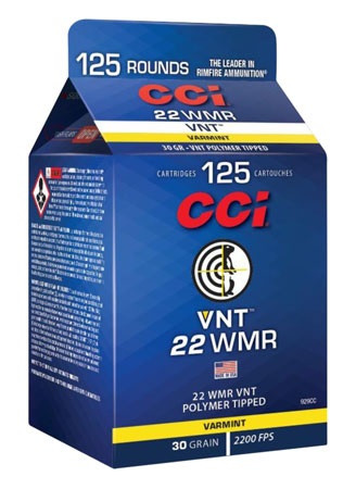 CCI 22 WMR Maxi-Mag TNT JHP CCI0063 30 gr 50 per box