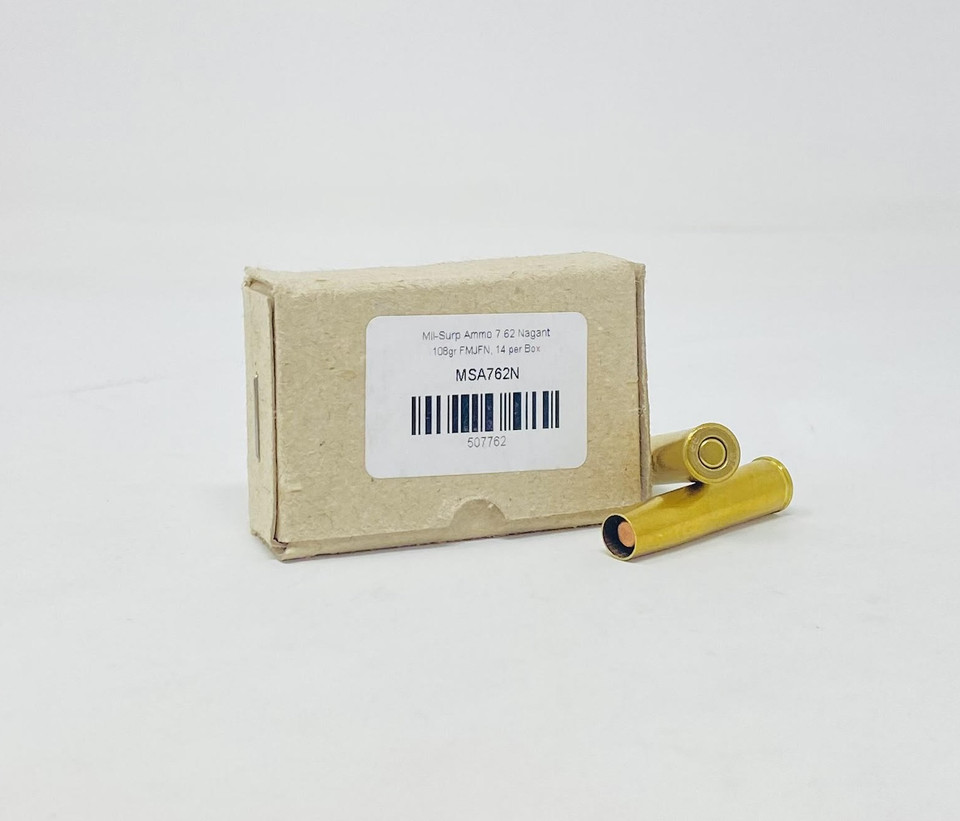 Interarms 7.63x25mm Mauser Ammunition 86 Grain Full Metal Jacket 50 rounds