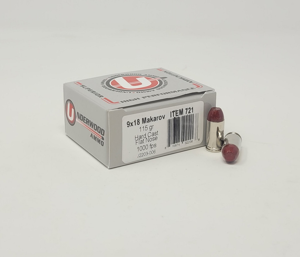 Prvi PPU 9x18 Makarov (NOT LUGER) Ammunition Defense PPD9M 95 Grain ...