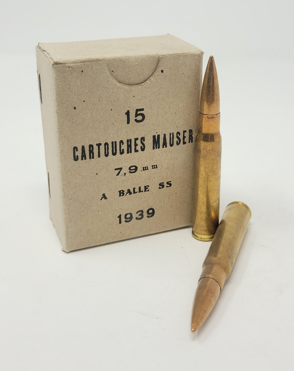 Military Surplus 7.5x55mm Swiss Schmidt-Rubin Ammunition 174 Grain Full ...