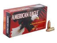 Federal 9mm Ammunition American Eagle AE9AP 124 Grain Full Metal Jacket ...