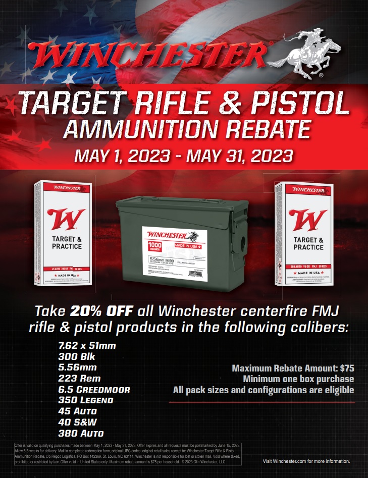 Winchester 5.56x45mm NATO M193 Ammunition WM193200CASE 55 Grain Full ...