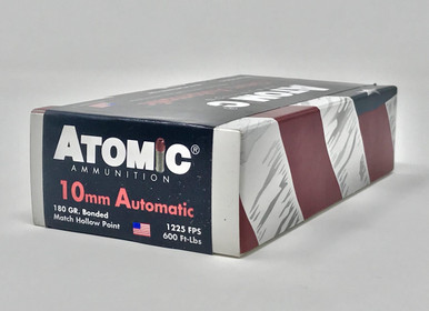 Atomic Ammunition 10mm Auto 00432 180 Grain Match Hollow Point 50 Rounds