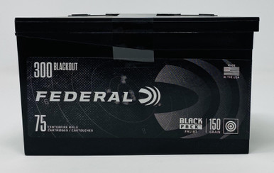 Federal 300 Blackout Ammunition AE300BLKBF75 150 Grain Full Metal ...