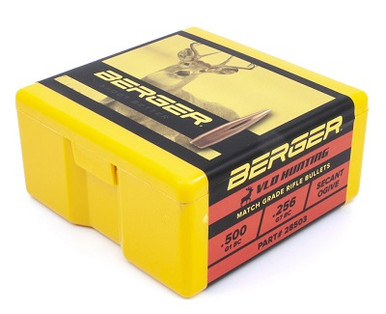 Berger 7mm (.284 Dia) Reloading Bullets 140 Grain VLD Hunting 100 Pieces