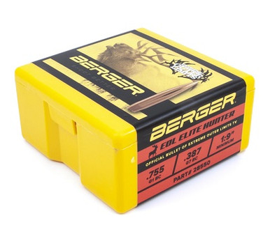 Berger 7mm (.284 Dia) Reloading Bullets 195 Grain EOL Elite Hunter 100 ...