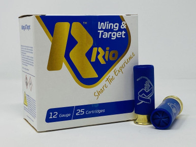 Rio 12 Gauge Ammunition WT288 2-3/4" 1 oz #8 Shot CASE 250 Rounds
