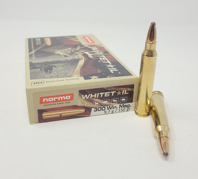Norma 300 Win Mag Ammunition NORM20177412 150 Grain WhiteTail Jacketed ...