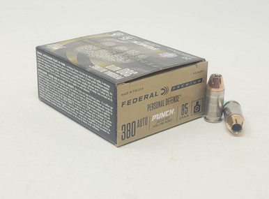 Federal 380 Auto Ammunition FPD380P1 Personal Defense 85 Grain Punch ...