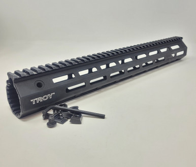 Troy AR15 Aluminum Battle Rails SRAI-ML1-15BT-00 M-Lock 15" Picatinny ...