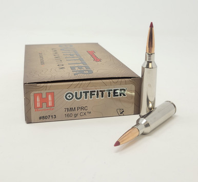 Hornady 7mm PRC Ammunition Outfitter H80713 160 Grain Monolithic Copper ...