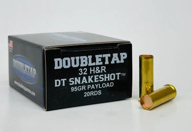 DoubleTap 32 H&R Magnum Ammunition 32HRSS2 90 Grain Snakeshot 20 Rounds