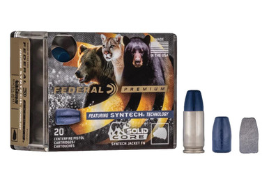 Federal Premium 44 Rem Mag Ammunition Syntech Solid Core P44SHC1 300 ...