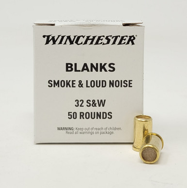 Winchester 32 S&W BLANK Ammunition 32BL2PW Smoke And Loud Noise BLANK ...