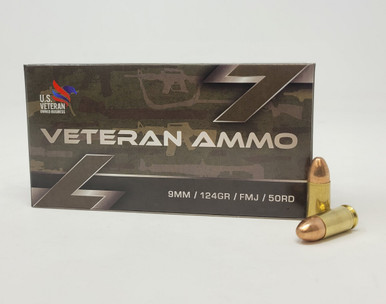 Hyperion Veteran Ammo 9mm Ammunition HMBX909 124 Grain Full Metal ...