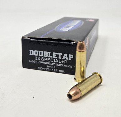 DoubleTap 38 Special +P Ammunition Controlled Expansion 38SP148CE 148 ...