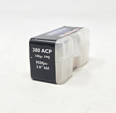DoubleTap 380 Auto Ammunition DT12P380100F 100 Grain Full Metal Jacket ...