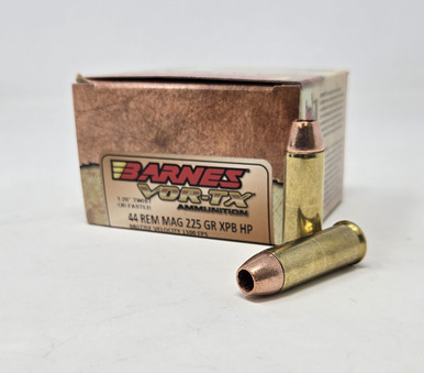 Barnes 44 Mag Ammunition Copper Vor-TX Handgun BB44MAG4 225 Grain XPB ...