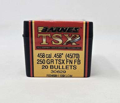 Barnes 45-70 (.458 Dia) Reloading Bullets Copper TSX B30629 250 Grain ...