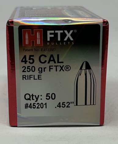 Hornady 45 Cal (.452 Dia) Reloading Bullets For 450 Bushmaster H45201 ...