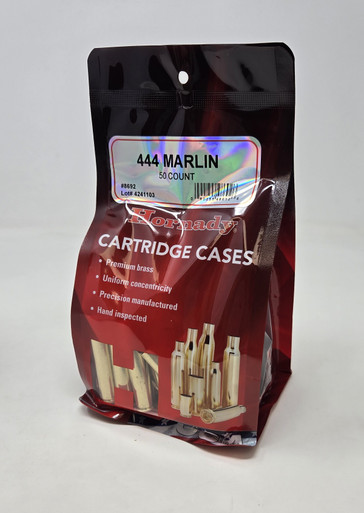 Hornady 444 Marlin Unprimed Reloading Brass Casings H8692 50 Pieces