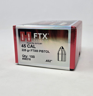 Hornady 45 Cal (.452 Dia) Reloading Bullets For 45 Colt H45218 225 ...
