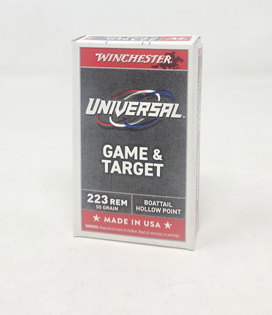 Winchester 223 Rem Ammunition Universal Game & Target U223HP55 55 Grain ...