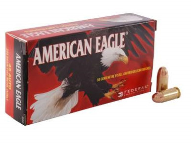 Federal 45 Auto Ammunition American Eagle AE45A 230 Grain Full Metal ...