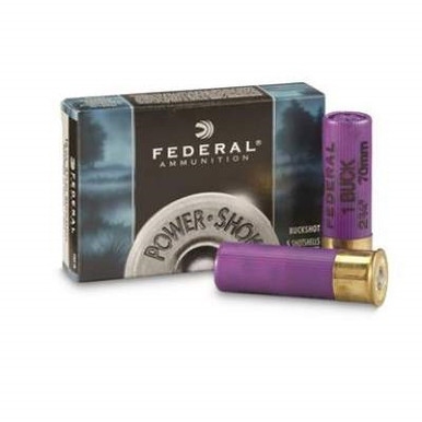 Federal 16 Gauge Ammunition Power-Shok F1641B 2-3/4" 12 Pellet #1 ...