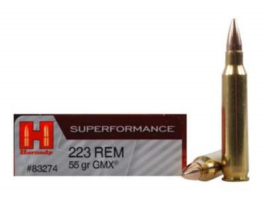 Hornady 223 Rem Superformance H83274 55 gr GMX 20 per box