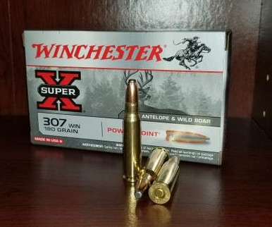 Winchester 307 Winchester Ammunition Super-X X3076 180 Grain Power ...