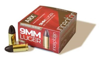 Polycase 9mm Ammunition Inceptor 65 Grain ARX 25 rounds