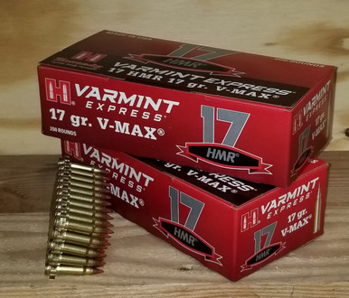 Hornady 17 HMR Ammunition Varmint Express 831702 17 Grain V-Max 200 Rounds