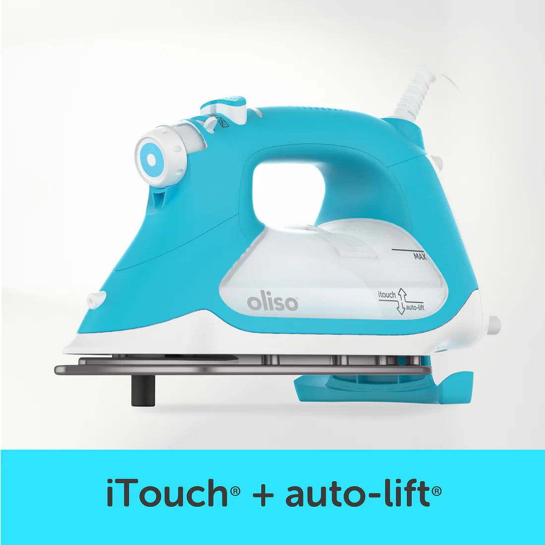 Oliso Smart Iron in Turquoise | ProPlus Auto Lift | TG1600 - Sew & Co