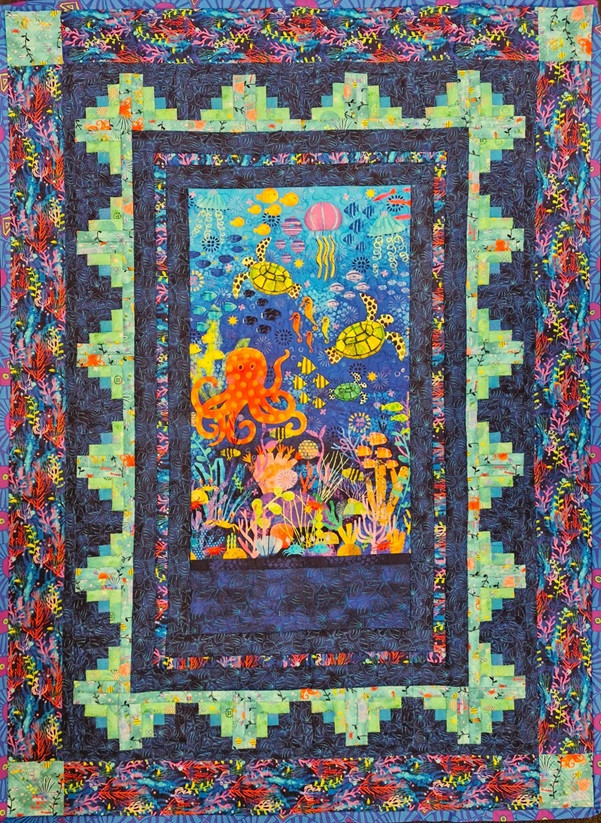 Ocean Life Quilt Kit - Sew & Co