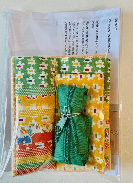 Stripy Pouch Kit - Sew & Co