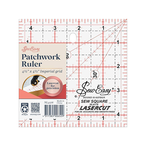 Square Ruler 4.5" x 4.5" | Sew Easy - Sew & Co