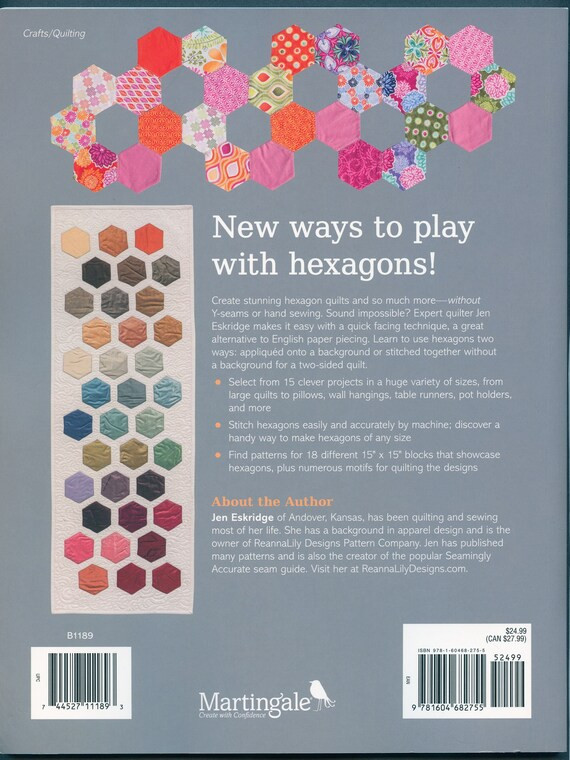 Hexagons Made Easy | Book by Jen Eskridge - Sew & Co