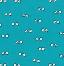 I Want a Monster in Blue | Elise Gravel by Michael Miller | per 50 cm ...