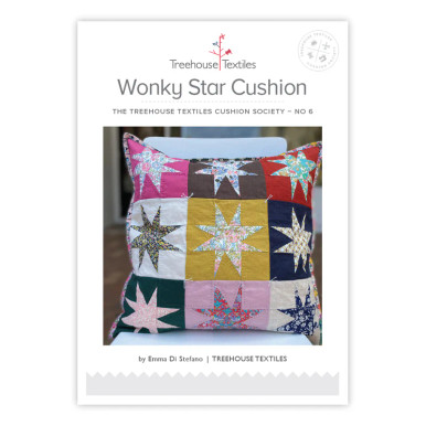 Wonky Star Cushion Pattern | Treehouse Textiles | per pattern - Sew & Co