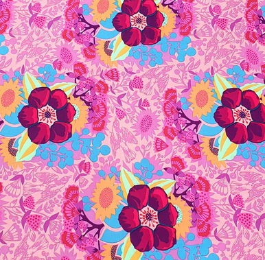 Piecework in Rose | Hindsight by Anna Maria Horner | per 10cm - Sew & Co